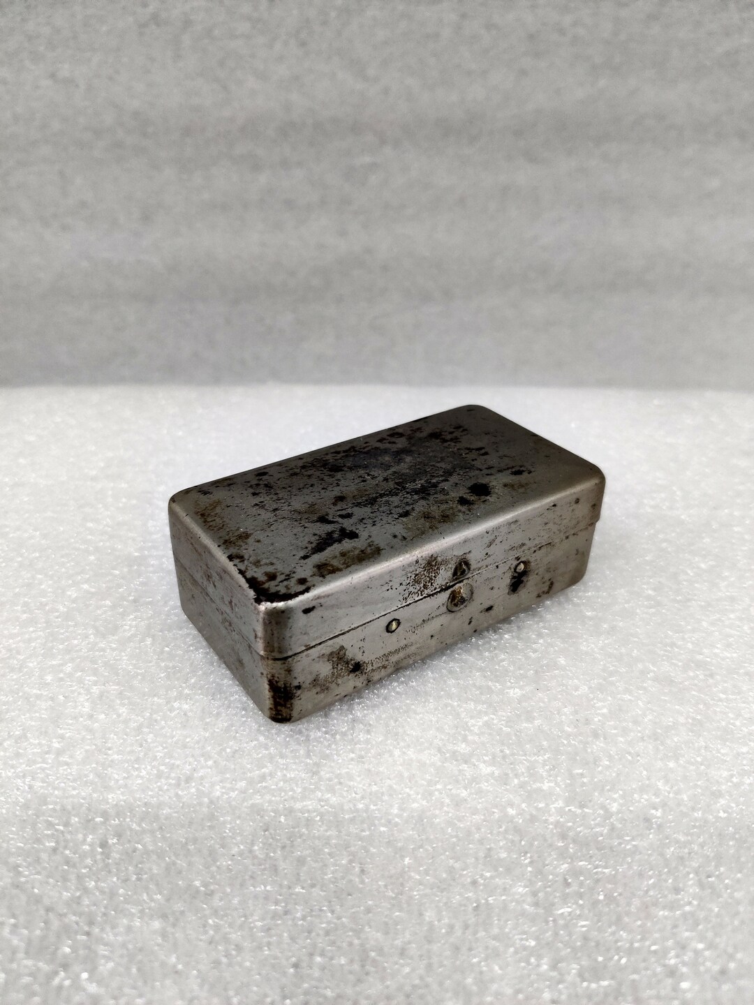 Vintage Old Brass Pill / Trinket Box Decorative Utility Box Germany - Etsy