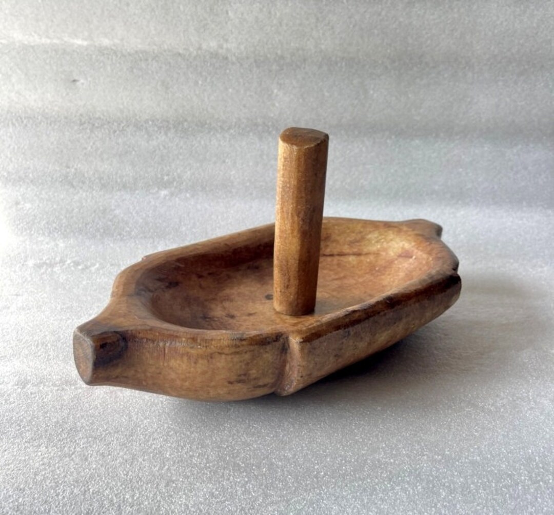 Old Antique Rare Hand Made Unique Stone Heavy Big Mortar & Pestle Spice ...