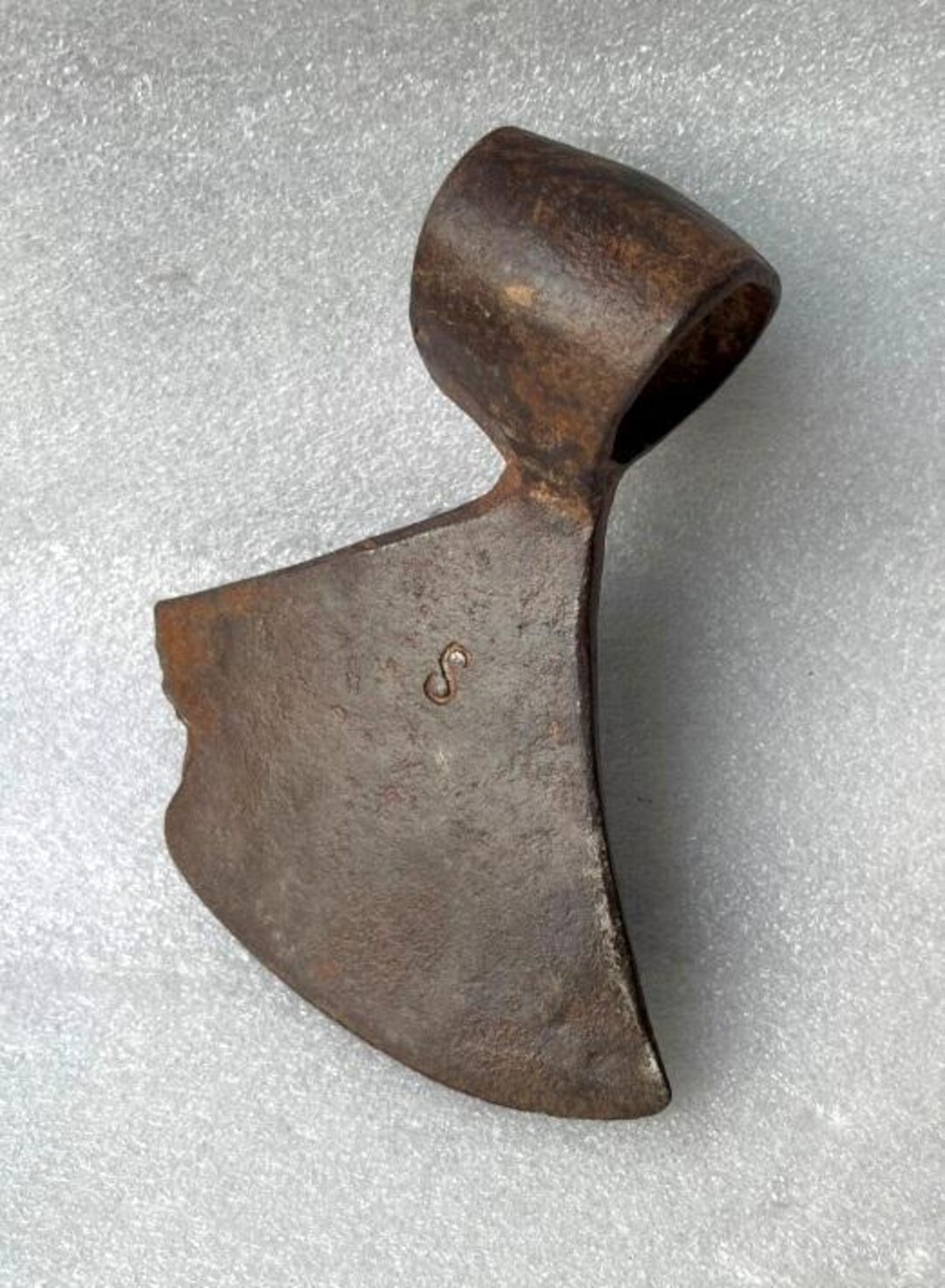 Old Hand Forged Rustic Iron Vintage Axe Hatchet / Axe Head Wood Cutter ...