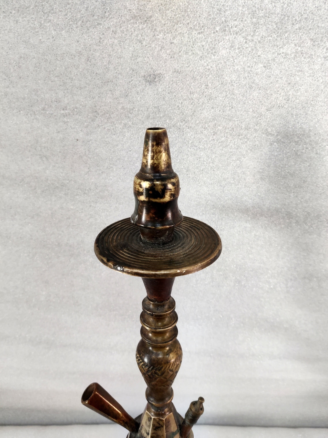 Antique Rare Islamic Mughal Hookah Brass Hand Carved Chillum Hookah ...