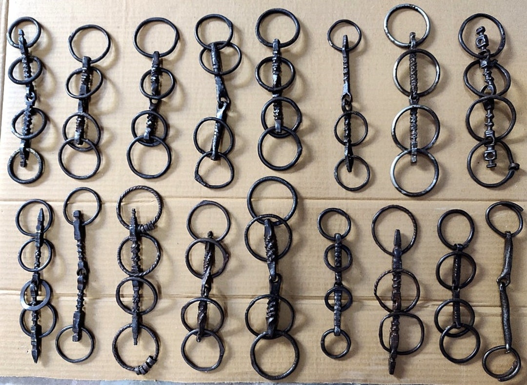 17 Pc Antique Iron Horse Bit Hand Forged Engraved Design - Etsy