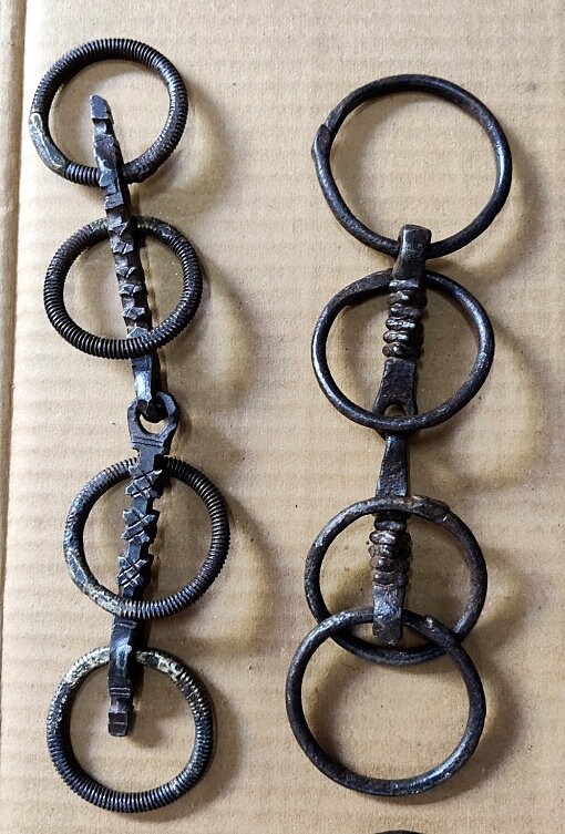 17 Pc Antique Iron Horse Bit Hand Forged Engraved Design - Etsy