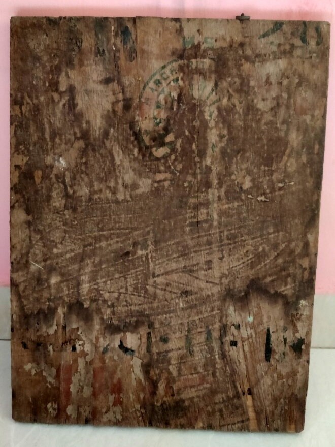 Rare Old Worship Hindu God Ganesha Print Beautiful Litho Print With ...