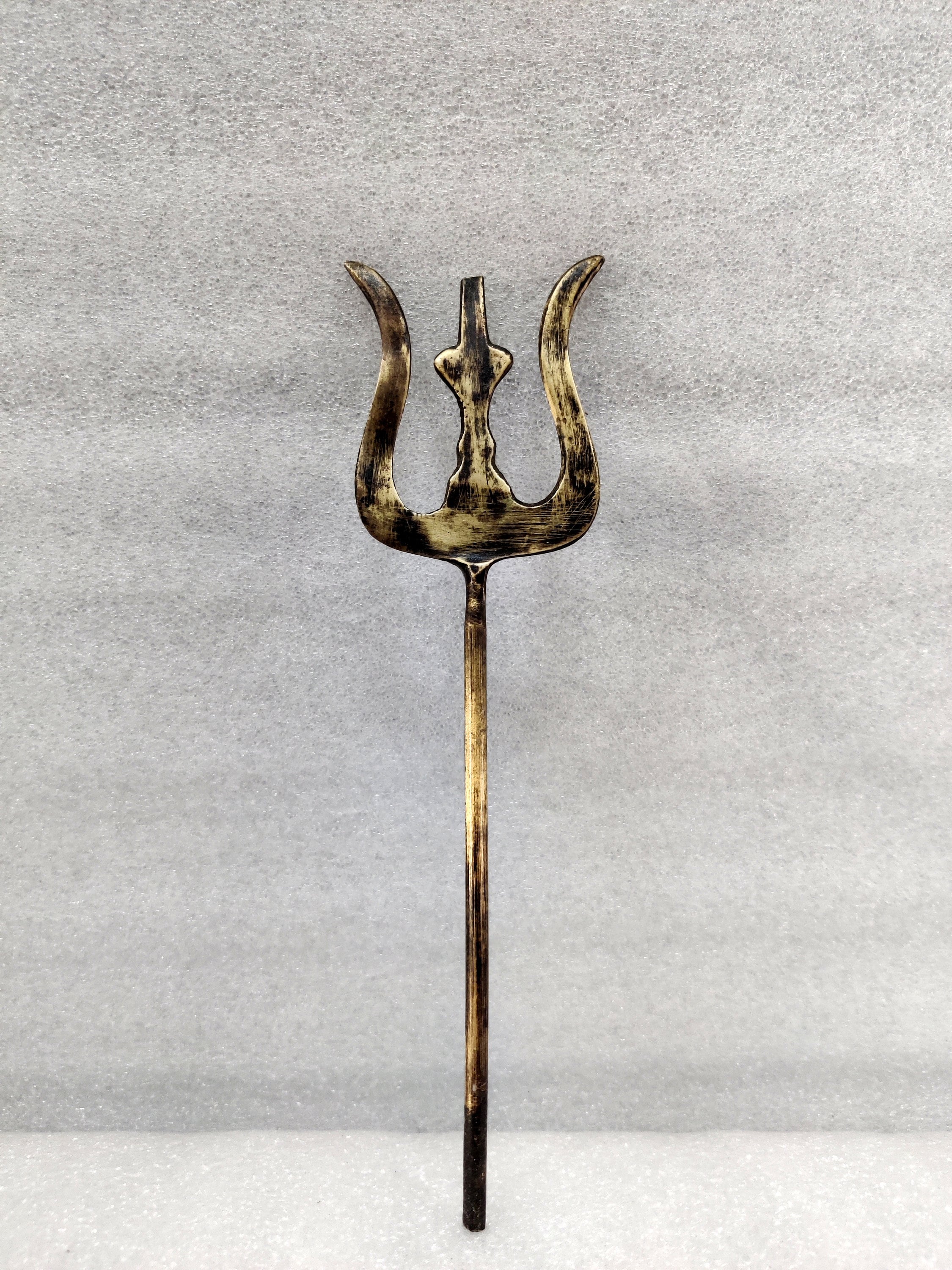 Antique Old Brass Trishul/trident Lord Shiv Mahadev Durga Pooja - Etsy