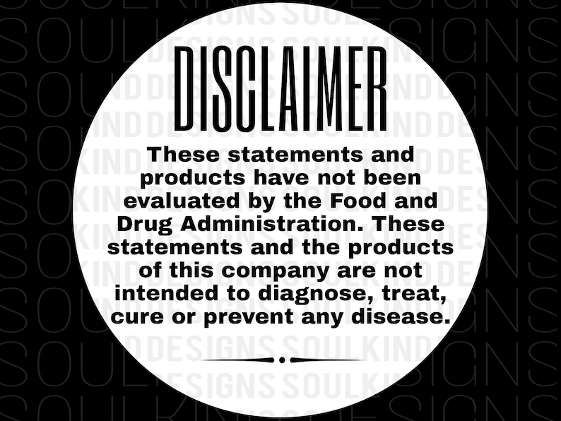 FDA Disclaimer Sticker Pngset3 Mask, Apparel, Project Design PNG ...