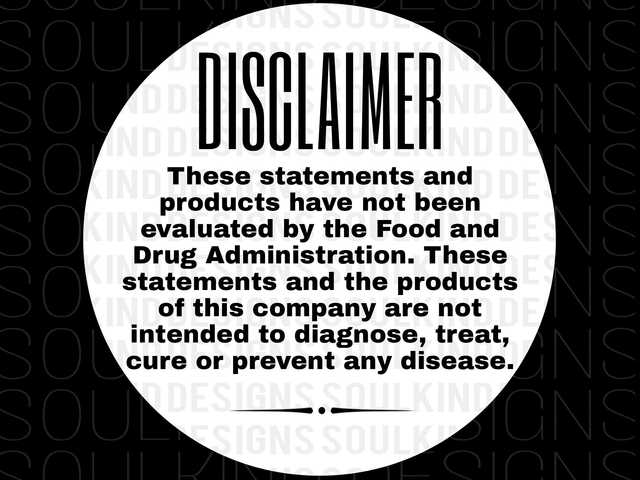 FDA Disclaimer Sticker Pngset(3) - Mask, Apparel, Project Design PNG ...