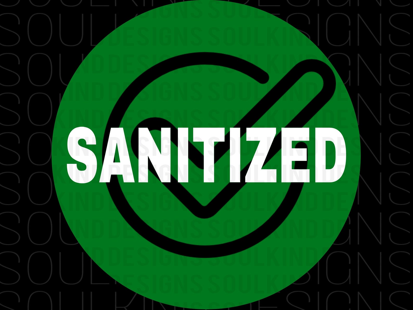 Sanitized - Sign, Warning, COVID, Project, Sticker, Label Design PNG ...