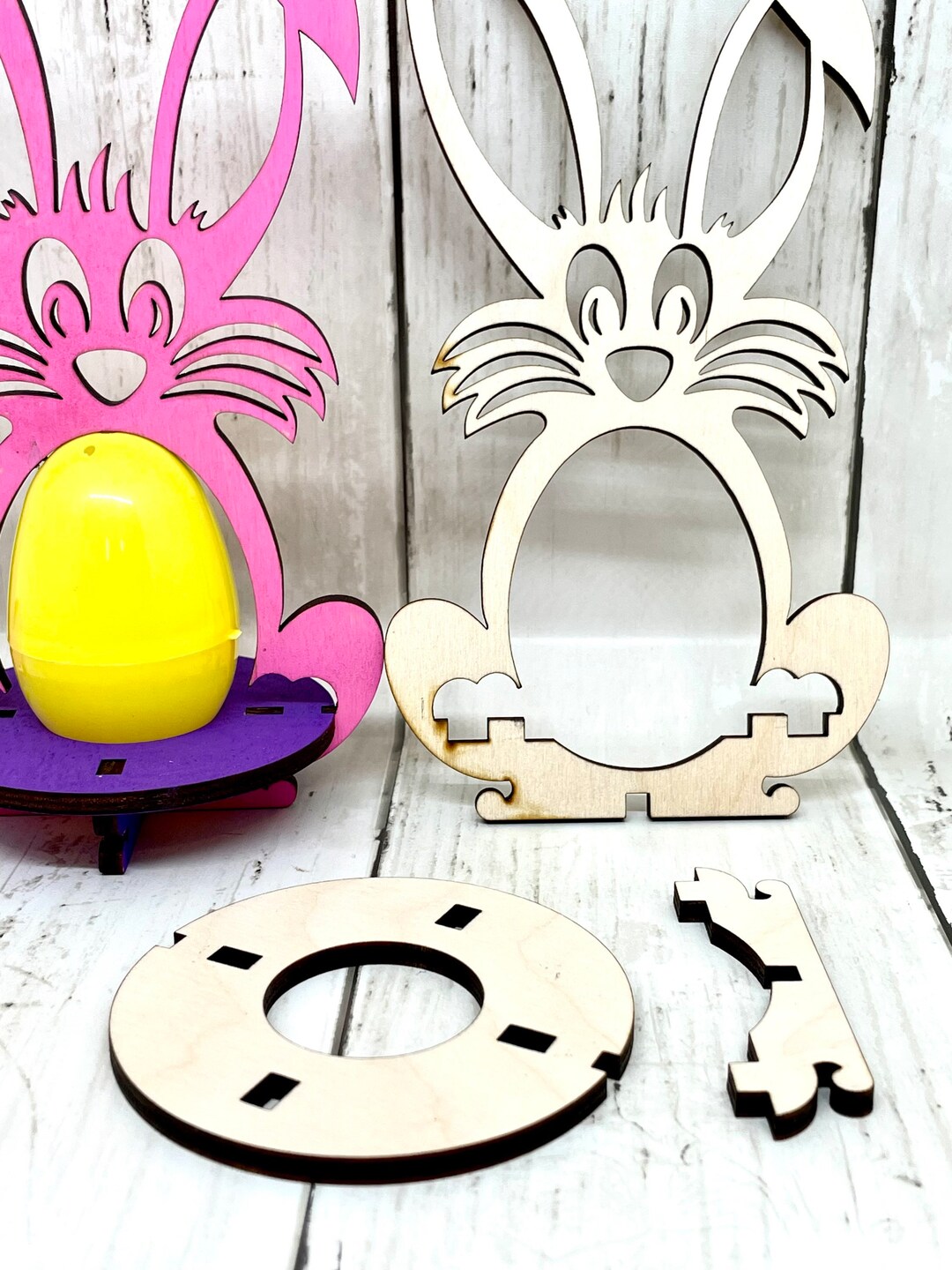 Easter Bunny Egg Holder Craft Kit - Etsy