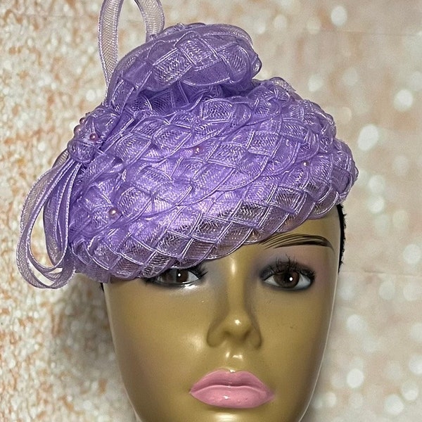 Lavender Fascinator - Etsy