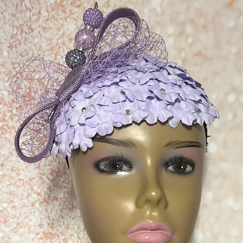 Lavender Fascinator - Etsy