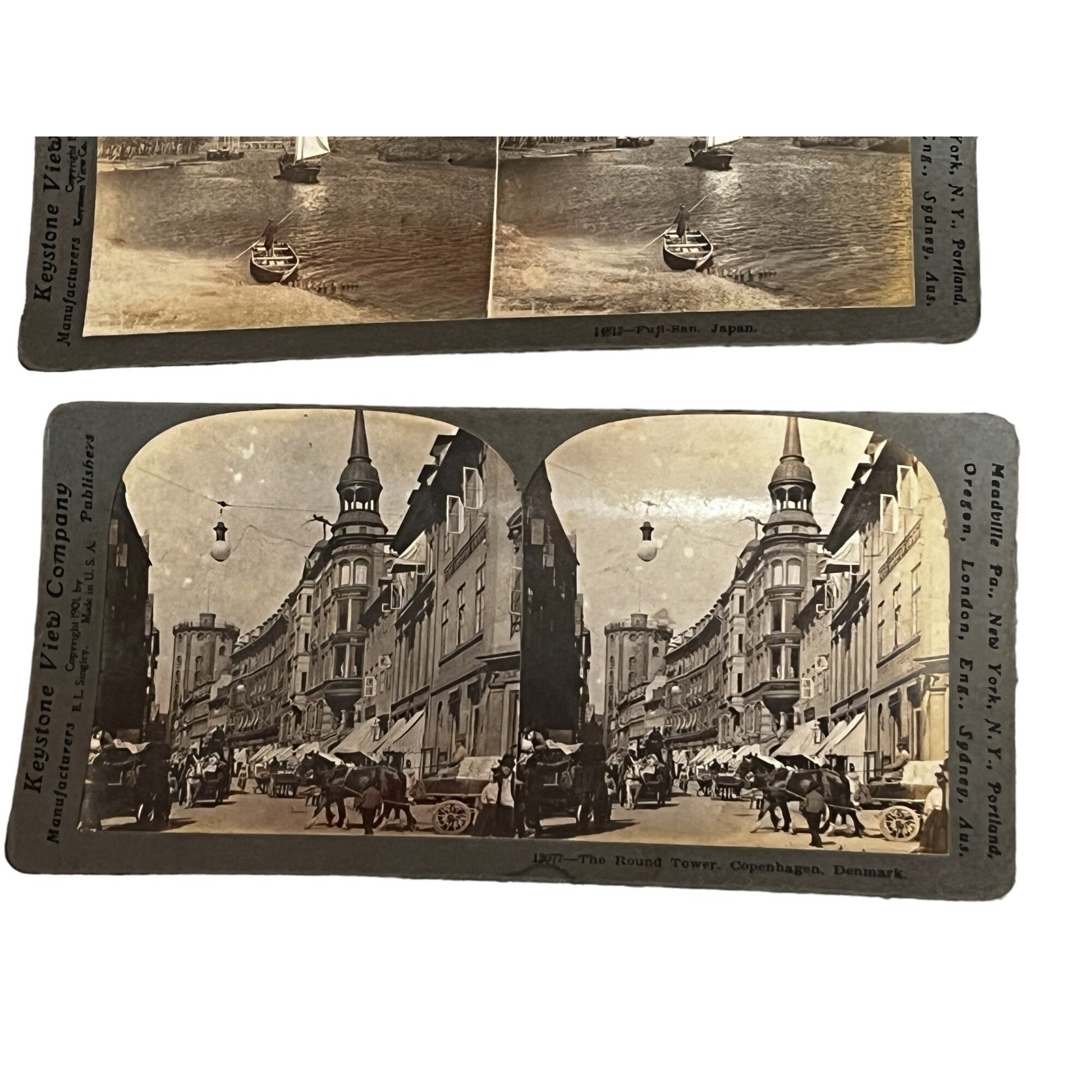 Set of 19 Antique Stereoscope Slides From Keystone View Company & More ...