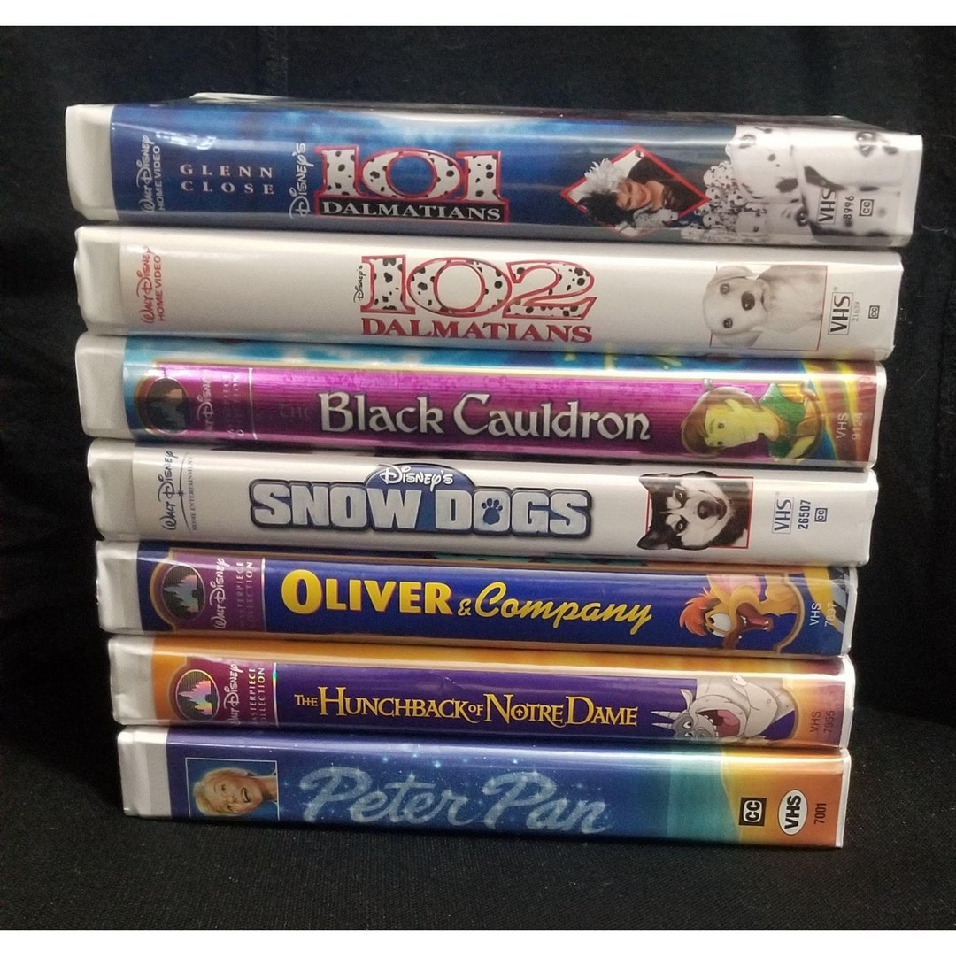 Lot of Disney VHS Tapes W/ Clam Shells Peter Pan 101 - Etsy