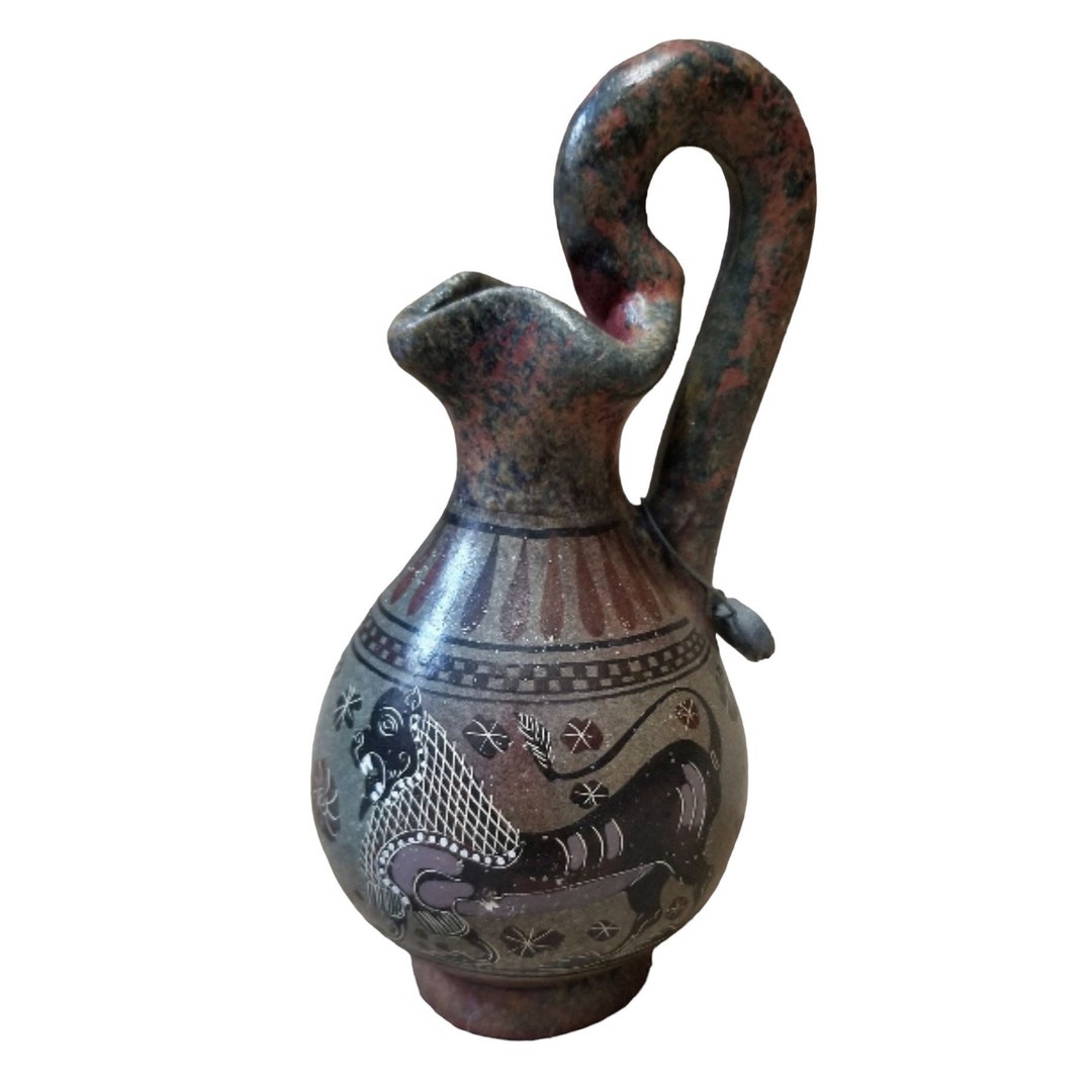 Antique Koryntian (corinthian) Pottery Urn Vessel Replica From 6640 BC ...