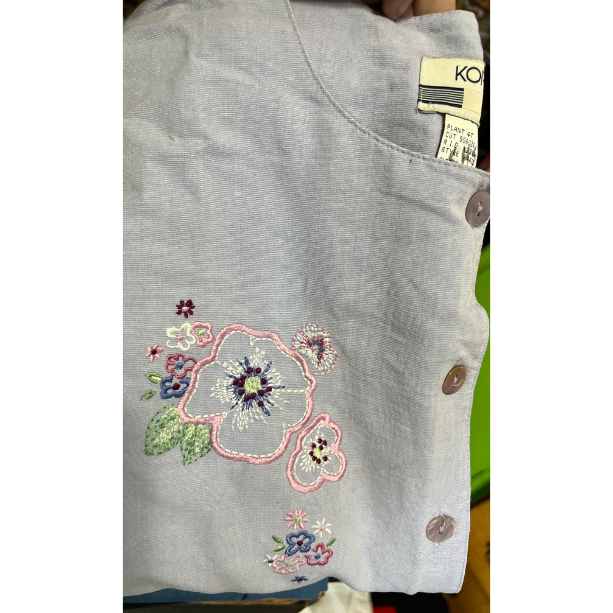 Vintage Koret Linen Blend Floral Pant Suit Sz Large Womens Purple ...