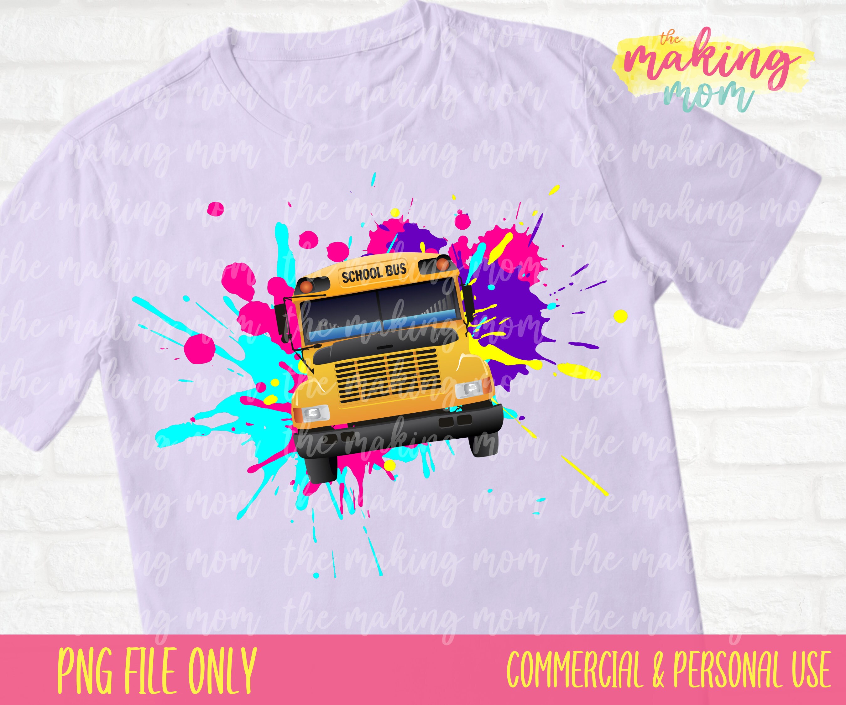 School Bus Driver PNG Digital File for Sublimation DTF Digital File Bus ...
