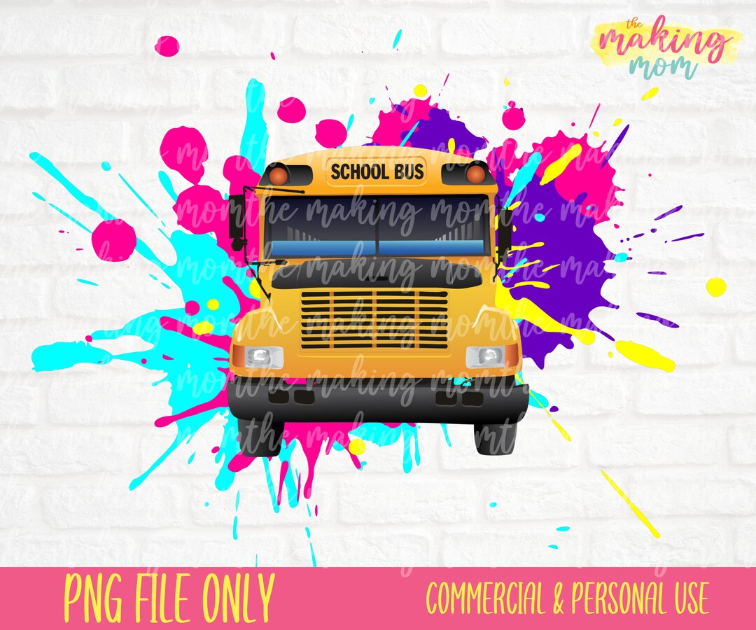 School Bus Driver PNG Digital File for Sublimation DTF Digital File Bus ...