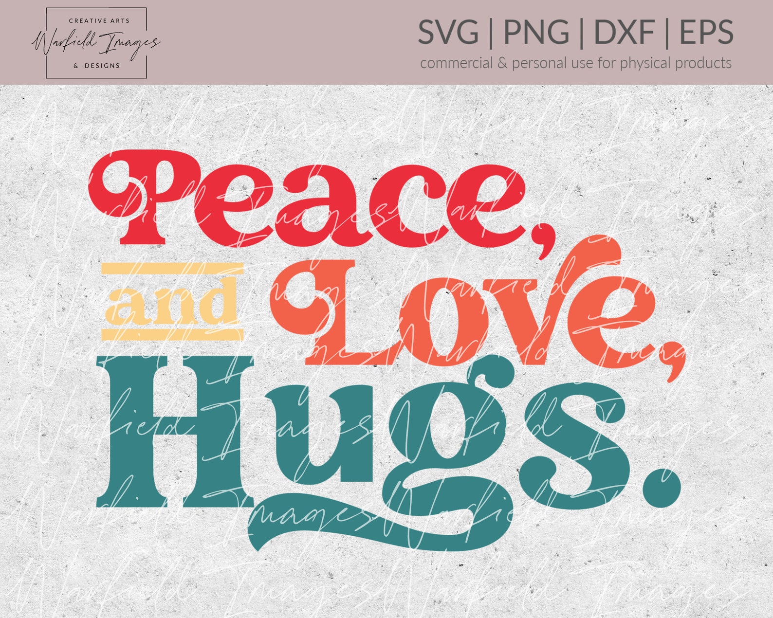 Peace Love and Hugs SVG Kids Valentine's Day Svg-retro Valentines Day ...