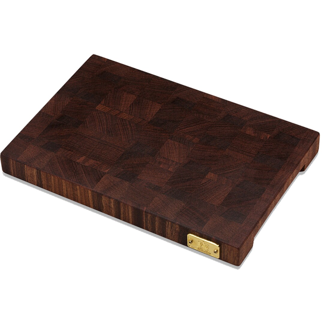 Collette Luxury Mahogany Wood End Grain Handmade Cutting Chopping Board ...