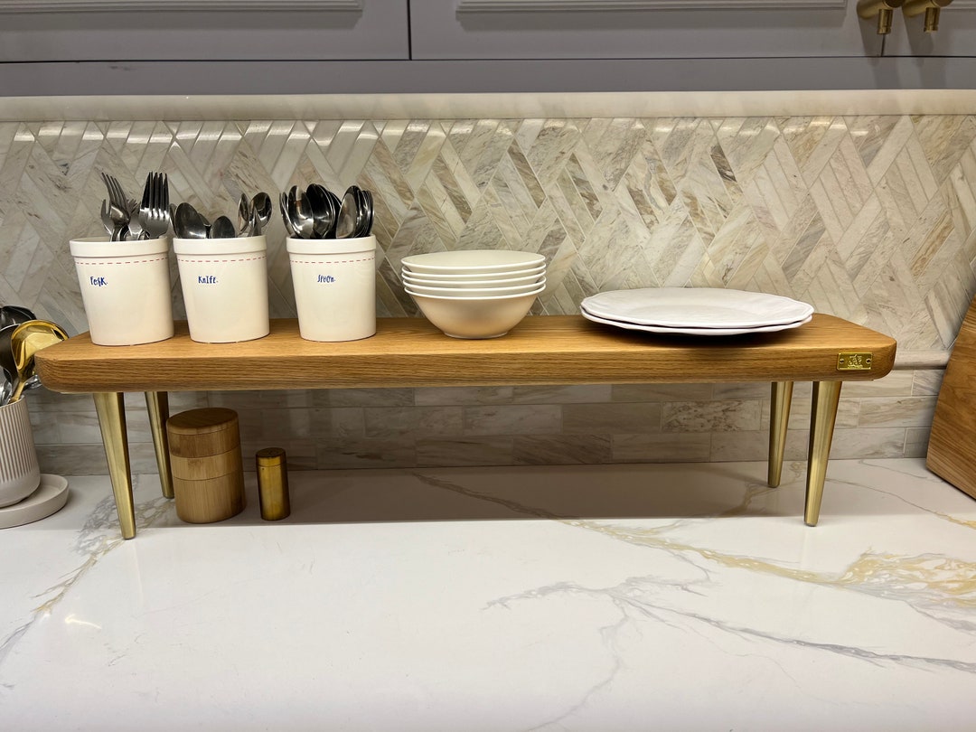 Wood Tabletop Riser Kitchen Shelf Riser - Etsy