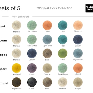 Wool Round Wall Hook in 42 Colors, Wood Hook, Modern Coat Rack, Hat ...