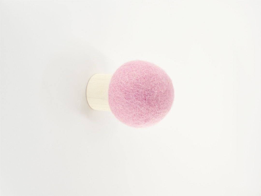 Tea Rose Pink Wall Hook; Decorative Wall Hook; Minimalist and Modern ...