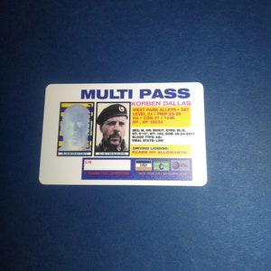 Multipass for Cosplay Business Card Holder 3D Printed and Hand Painted ...