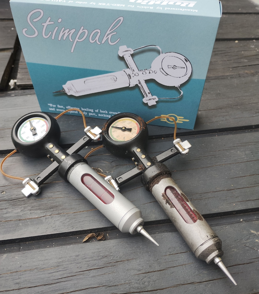 Fan-art Replica Stimpak for Cosplay Props From Game Syringe Stimulator ...