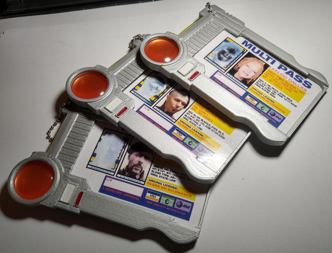 Multipass for Cosplay Business Card Holder 3D Printed and Hand Painted ...