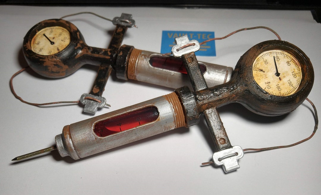 Replica Stimpak, Calmex, Med-x Prop From Fallout, Tranquilizer With an ...