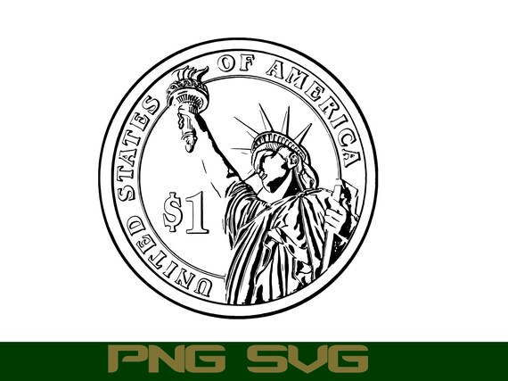 Dollar SVG File. PNG Logo Clipart Vector Cricut Cut Cutting | Etsy