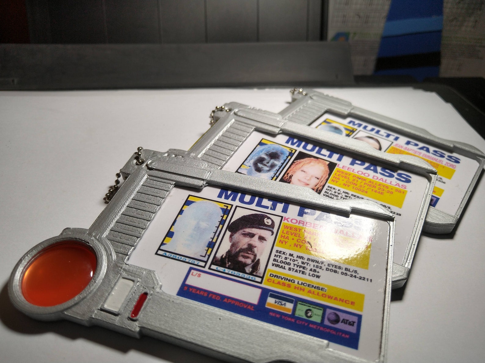 Multipass for Cosplay Business Card Holder 3D Printed and Hand Painted ...