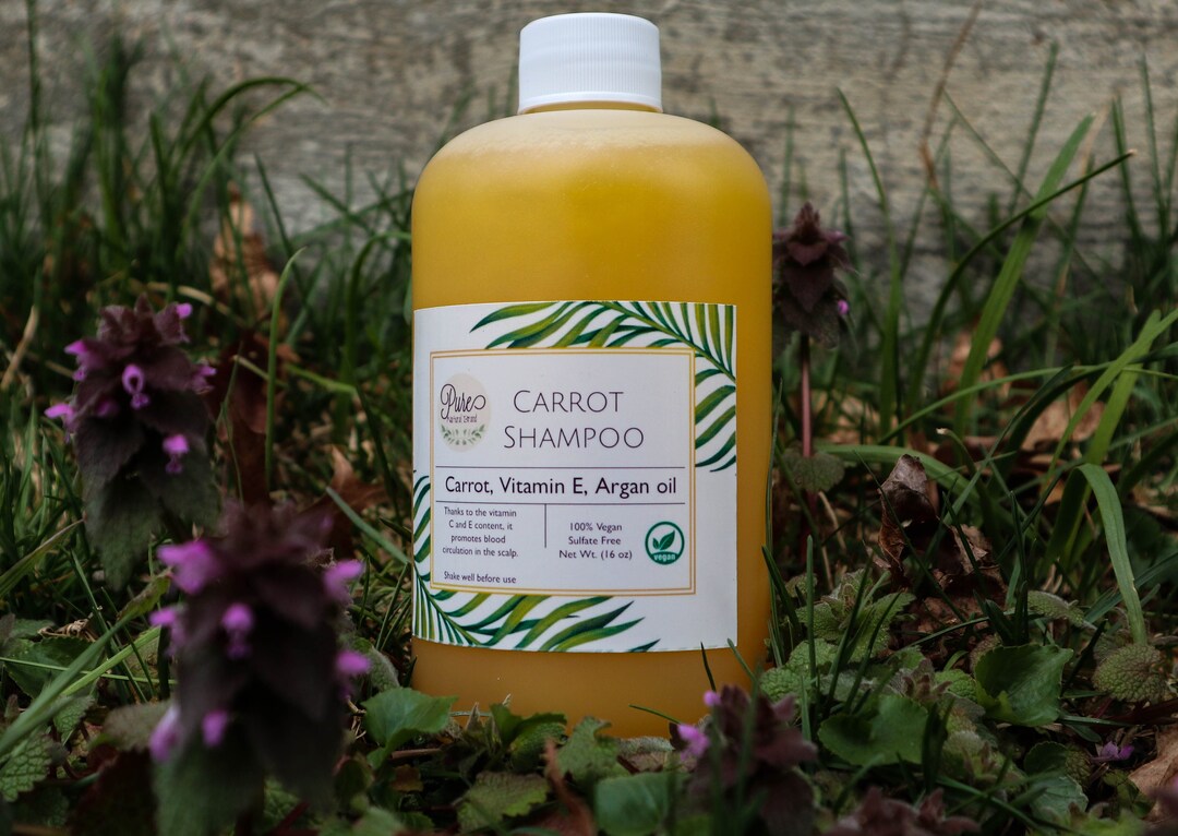 Nourishing Carrot Shampoo, Promotes Hair Growth - Etsy