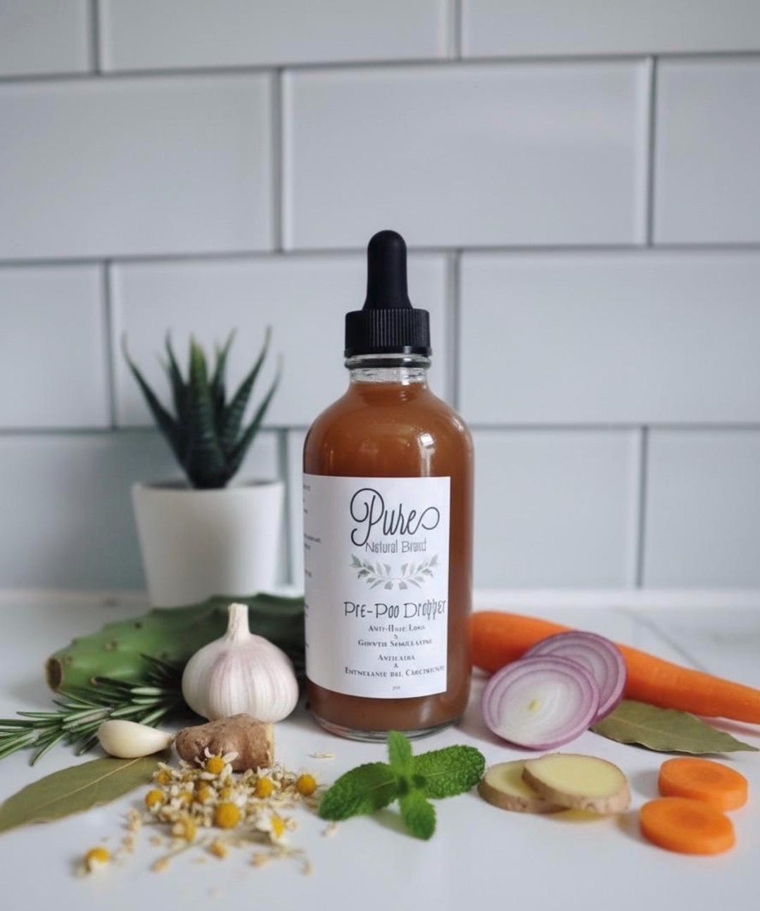 Natural Prepoo Hair Dropper – Herbal Scalp Treatment - Etsy