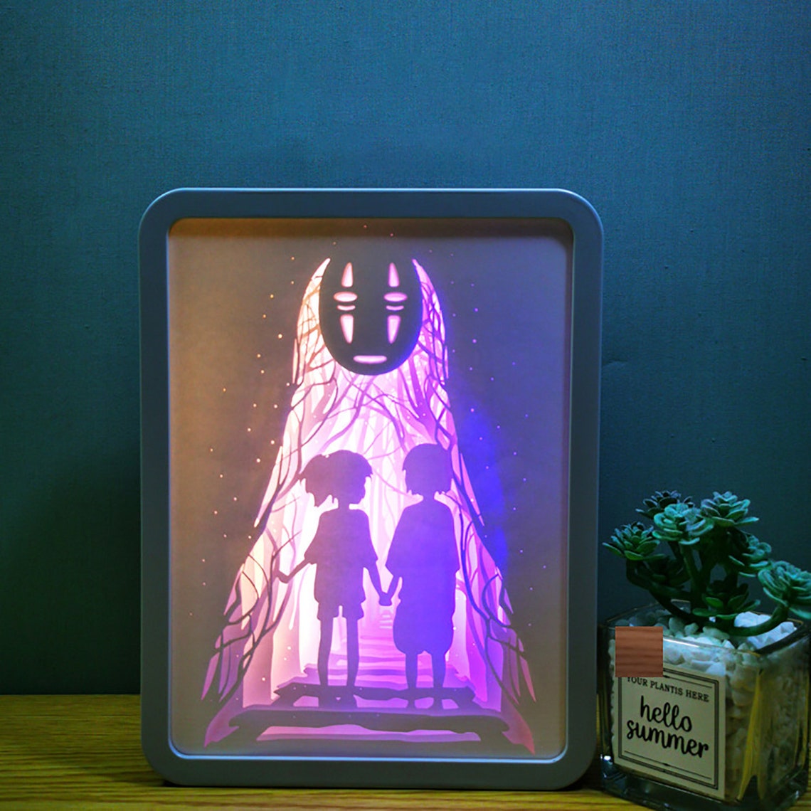 Anime Paper Light Box Shadow Box 3D Paper Cut Light Boxes | Etsy
