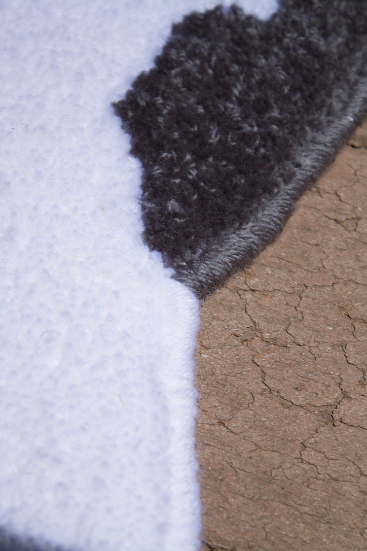 White Shikigami Divine Demon Dog Hand-tufted Rug - Etsy