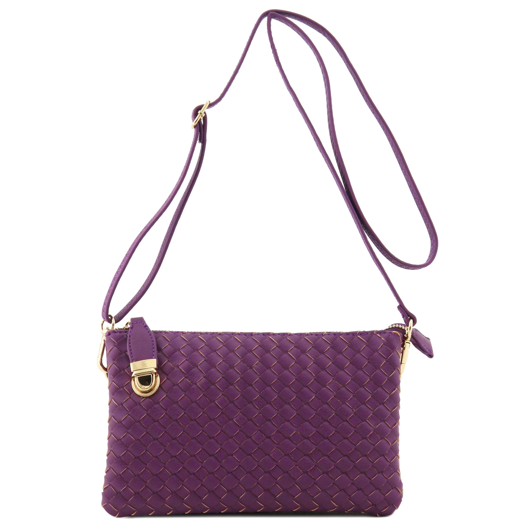 Fashion Woven Three Compartments Crossbody Bag Everyday Purse - Etsy