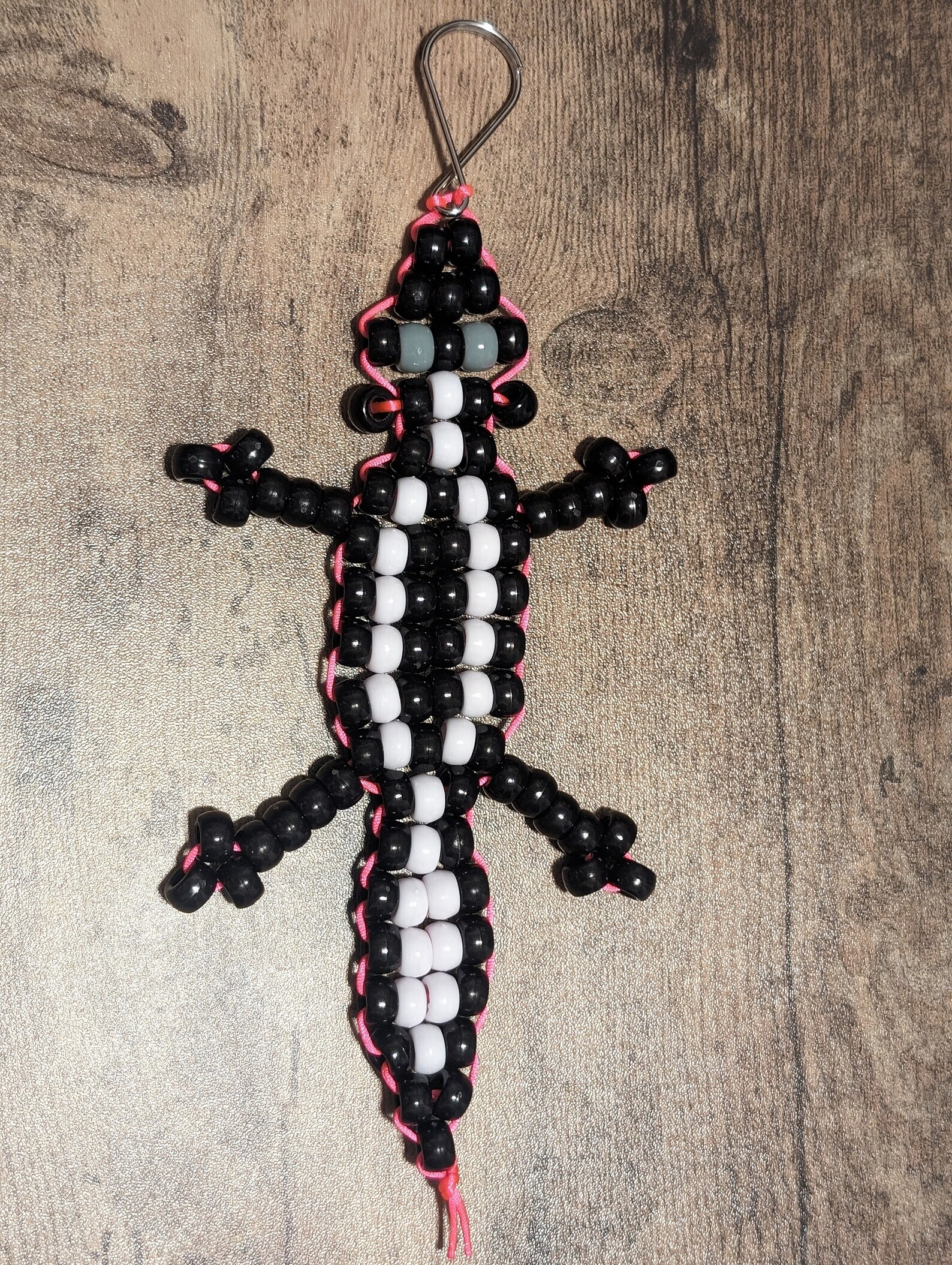 Skunk Bead Buddy | Beaded Skunk Keychain - Etsy