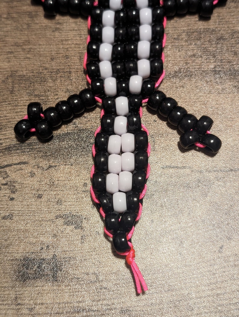 Skunk Bead Buddy | Beaded Skunk Keychain - Etsy