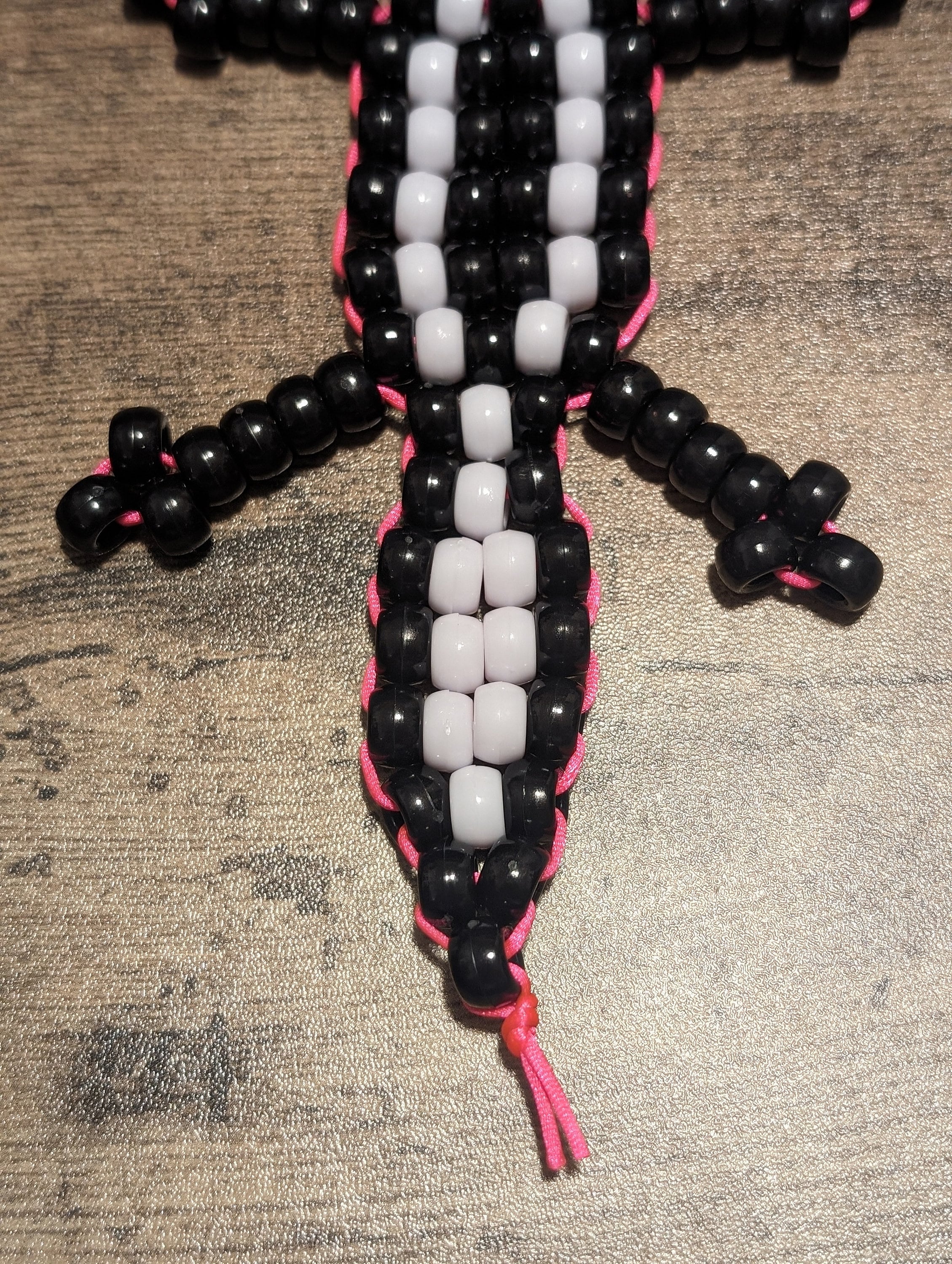 Skunk Bead Buddy Beaded Skunk Keychain - Etsy