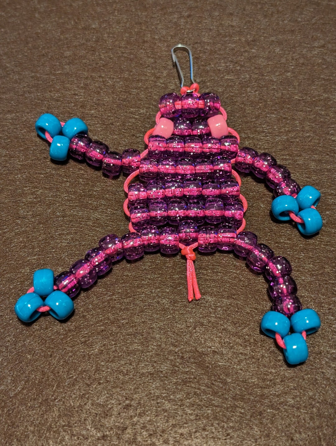 Frog Bead Buddy | Custom Beaded Frog Keychain - Etsy