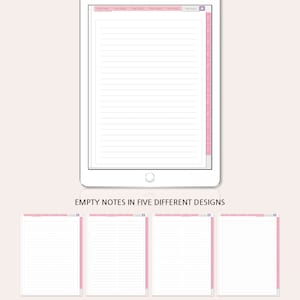 Digital Weekly Planner, Pink Digital Planner, Weekly Planner, Goodnotes ...