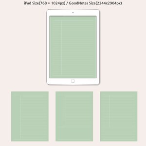 Goodnotes Template, Basic Note Bundle, Digital Note Taking Template ...