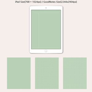 Goodnotes Template, Basic Note Bundle, Digital Note Taking Template ...