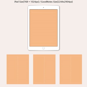 Goodnotes Template, Basic Note Bundle, Digital Note Taking Template ...