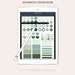Green Digital Stickers, PNG Stickers, iPad Stickers, Digital Planner ...