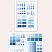 Blue Digital Stickers Digital Stickers Book PNG Stickers - Etsy