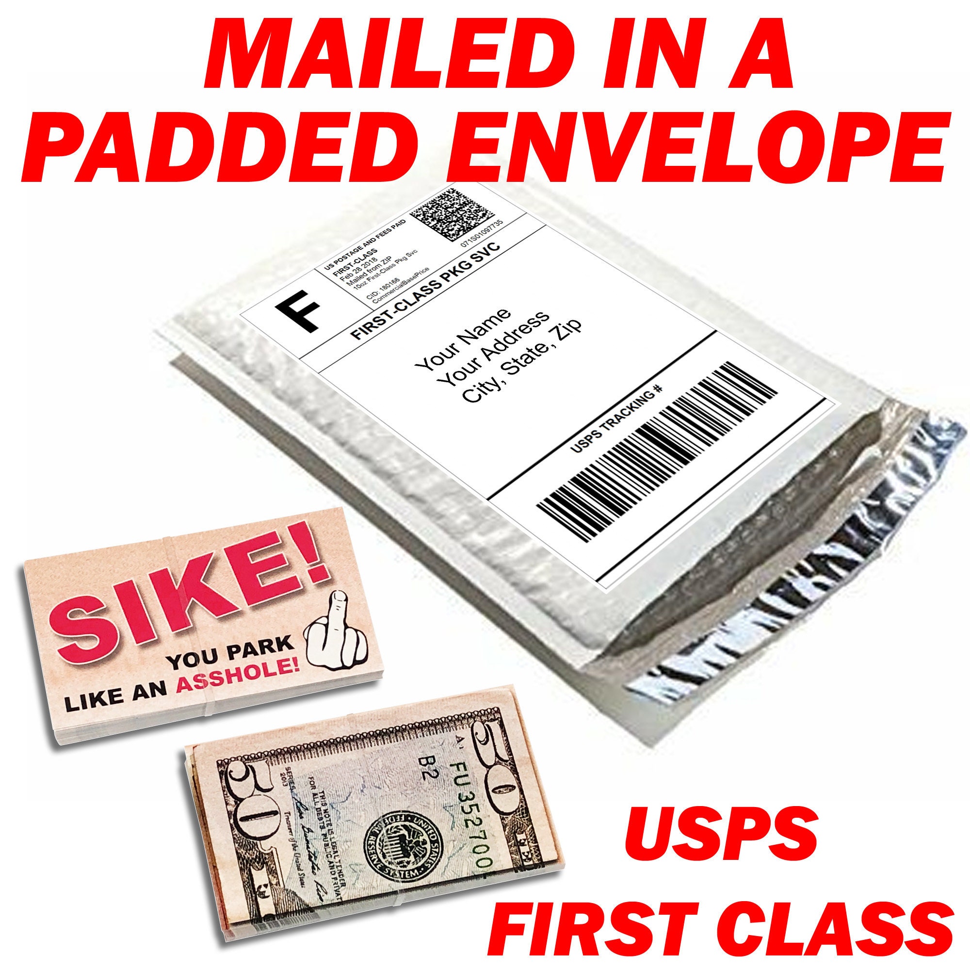 Bad Drivers Parking Prank Cards 50 Qty Look Like a Real - Etsy