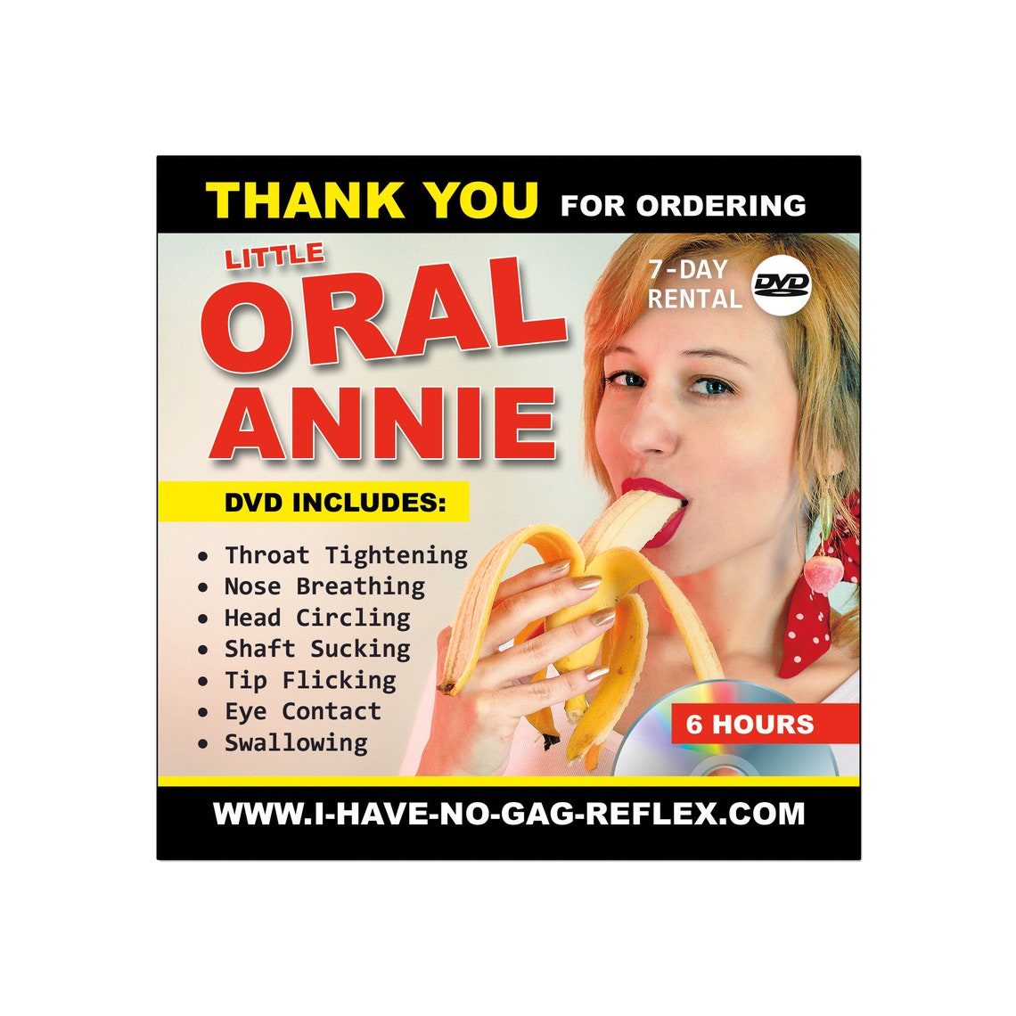 Prank Mail Little Oral Annie Adult Dvd Gag T Prank Etsy