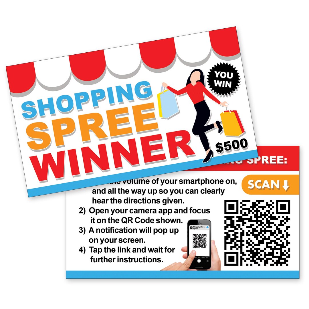 Prank Shopping Spree Cards: Rude Gag Gift, 50 Qty - Etsy