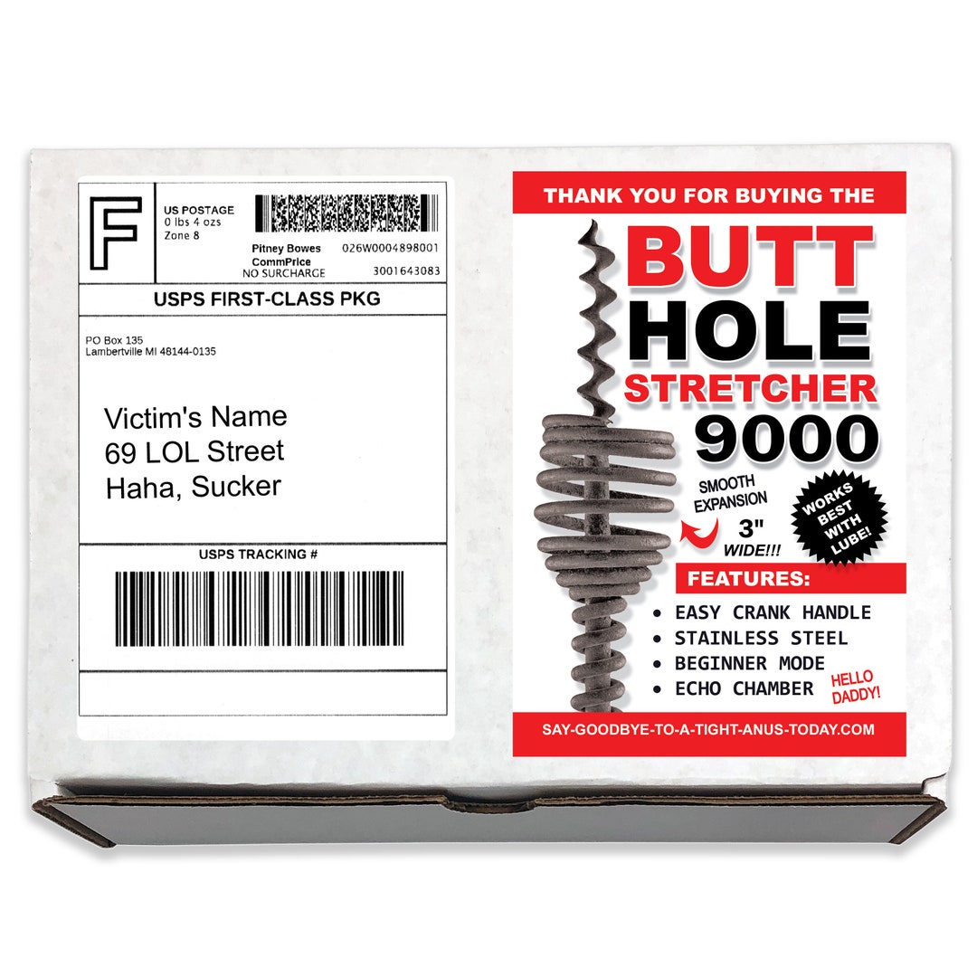 Prank Mail - Butt Hole Stretcher Gag - Etsy
